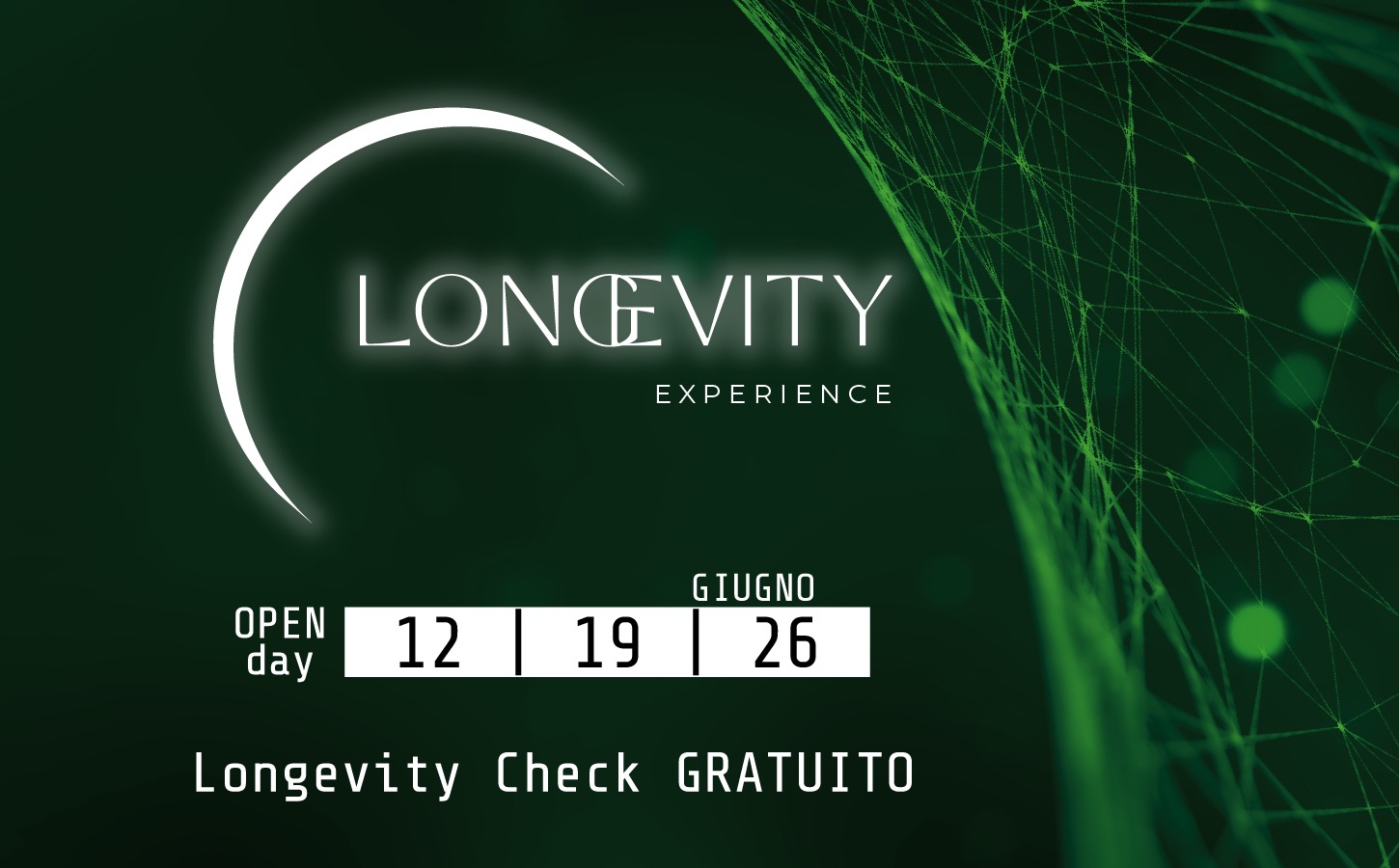 OPEN DAY Giugno 12-19-26 Longevity Check GRATUITO - Andrea Grimaldi